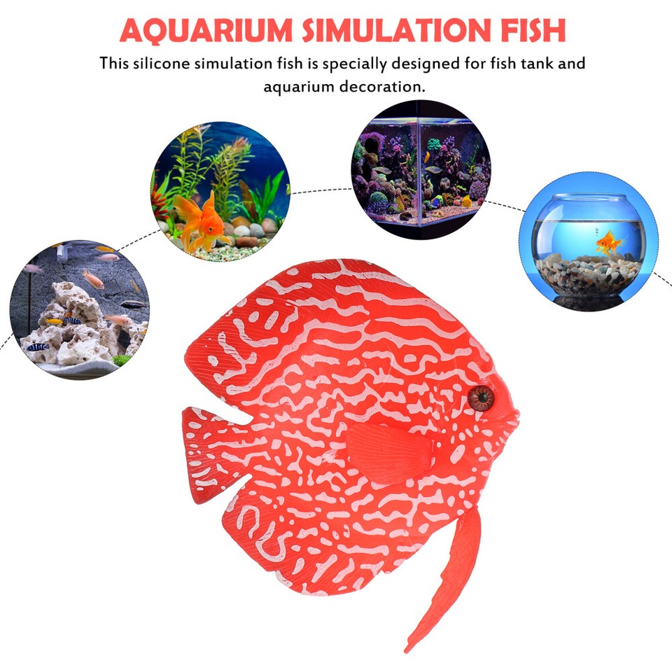 Fish Tank Ornament Fish Aquarium Decor Artificial Tropical Fish Fish ...