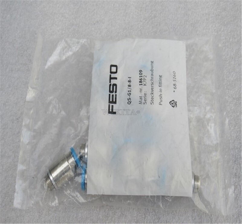 1Pc New Festo QS-G1/8-8-I 186109 wn | eBay