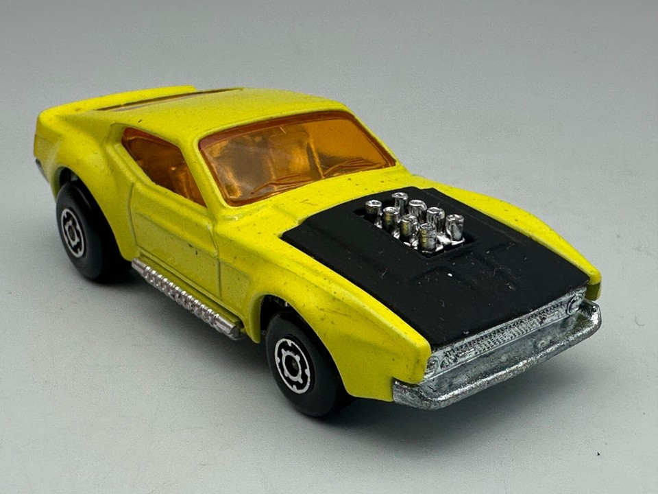 Matchbox Superfast #44 Boss Mustang, Yellow, 1:64 | eBay