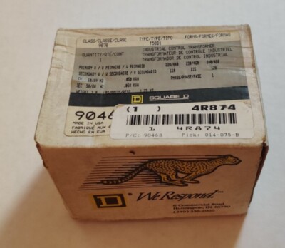 SQUARE D 9070T50D1 INDUSTRIAL CONTROL TRANSFORMER NEW OLD STOCK | eBay