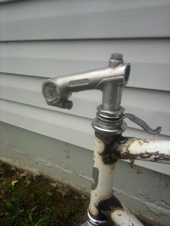 Vintage Jeunet Franche- Comte Bicycle Frame, Fork, & GUID Quill Stem | eBay