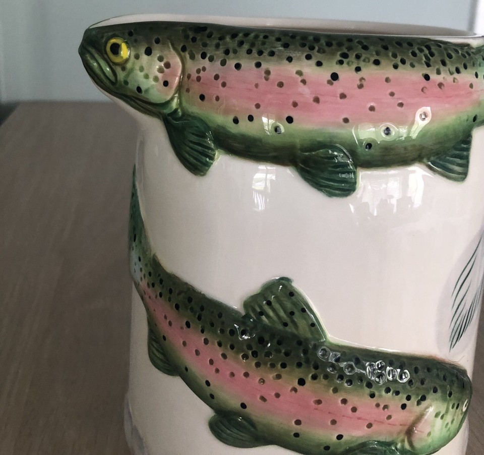 CCBC Craft Council of British Columbia Rainbow Trout 7” Pitcher | eBay