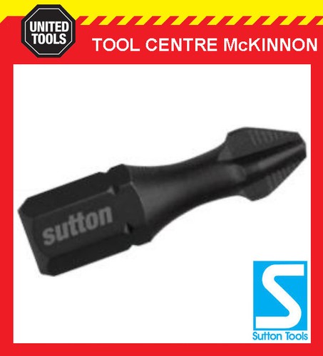 10 x SUTTON IMPACT PHILLIPS HEAD PH2 x 25mm POWER INSERT BITS FOR ...