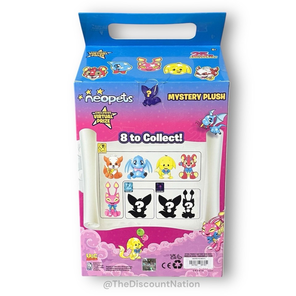 Neopets 25th Anniversary Mystery Box Kogura Plush SEALED BAG w/CODE ...