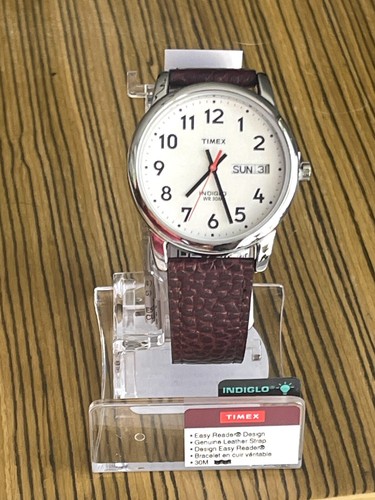 Timex Easy Reader 35mm Silver Stainless Steel Case with Silver ...