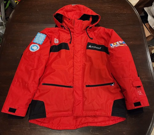 Ponant 88 Antarctica Polar Expedition Hooded Parka Jacket Coat Men's ...