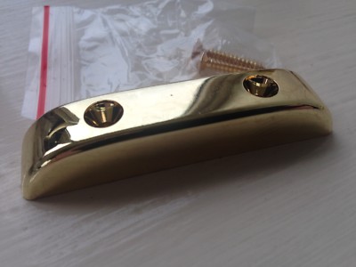 Thumb Rest/Tug Bar/Finger Pull Gold Chrome for Fender Jazz/Precision ...