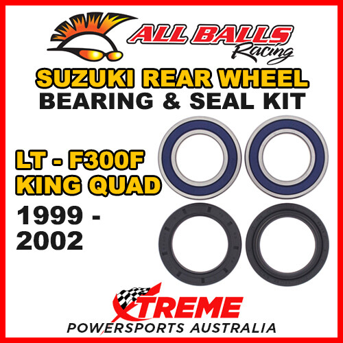 ALL BALLS 25-1299 ATV REAR WHEEL BEARING KIT For Suzuki LT-F300F KING ...