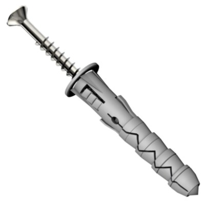 Nylon Plastic Wall Fixing Expansion Plugs With Screws For Brick ...