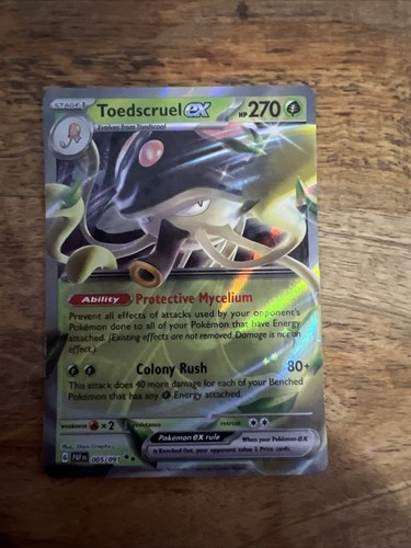 Toedscruel ex 005/091 Ultra Rare Paldean Fates Pokemon Card | eBay ...