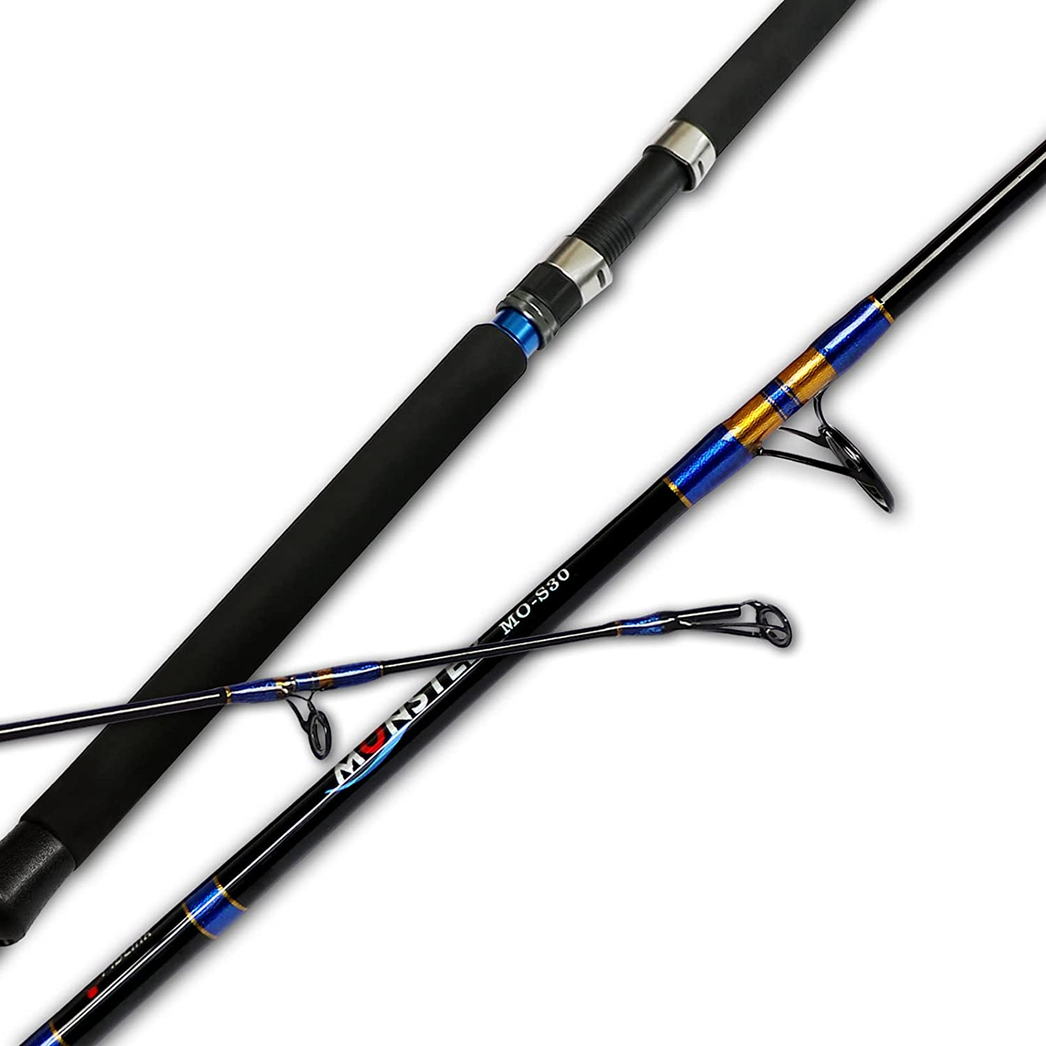 Jigging Spinning/Casting Rod 1-Piece Saltwater Fishing Jigging Jig Rod ...
