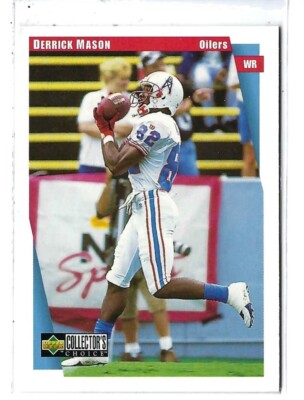 1997 Upper Deck Collector's Choice Derrick Mason - Houston Oilers | eBay