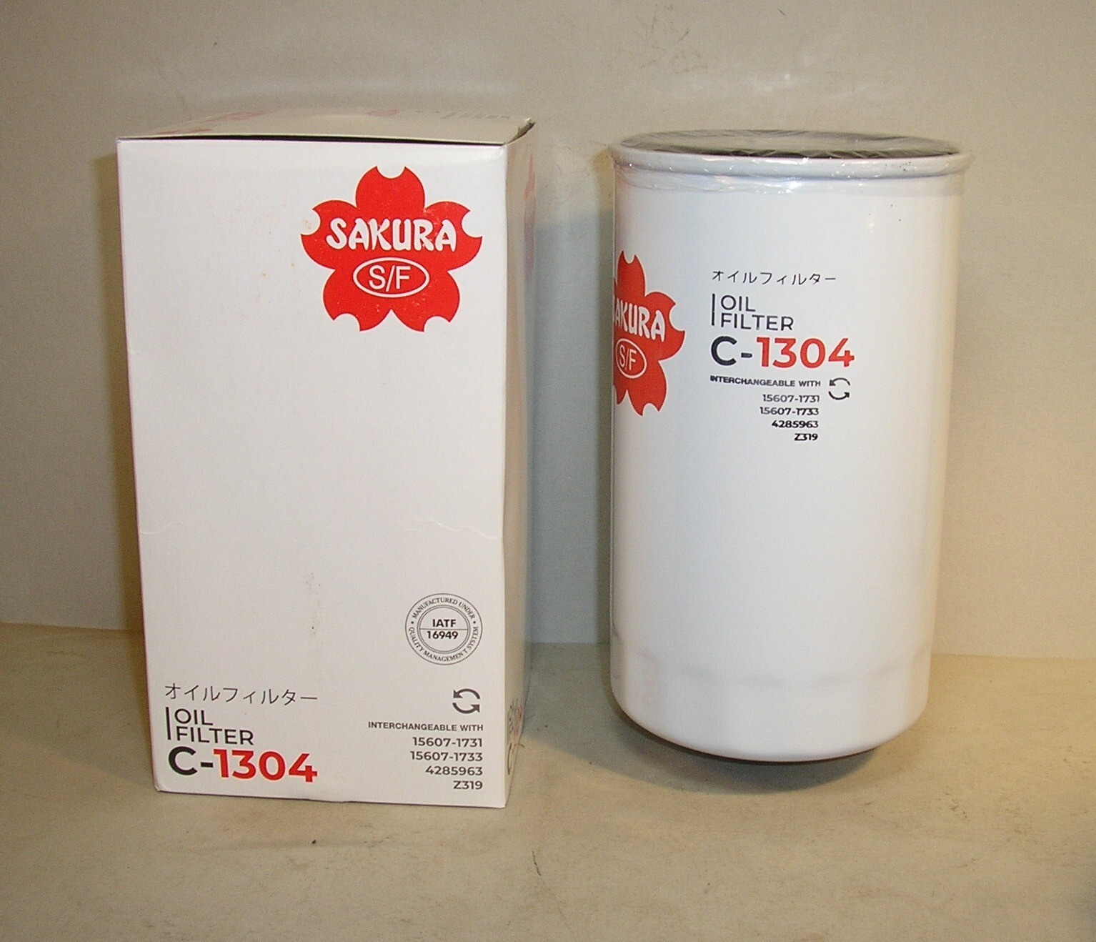 HINO 15607-1731 - Cross reference oil filters