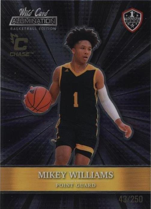 2021-22 Wild Card Alumination - Mikey Williams #ABC-63 Black Chase /250 ...