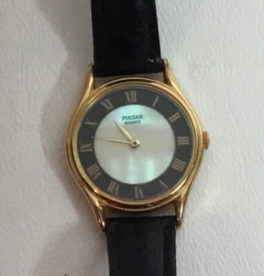 Pulsar Quartz Gold Tone Watch | eBay