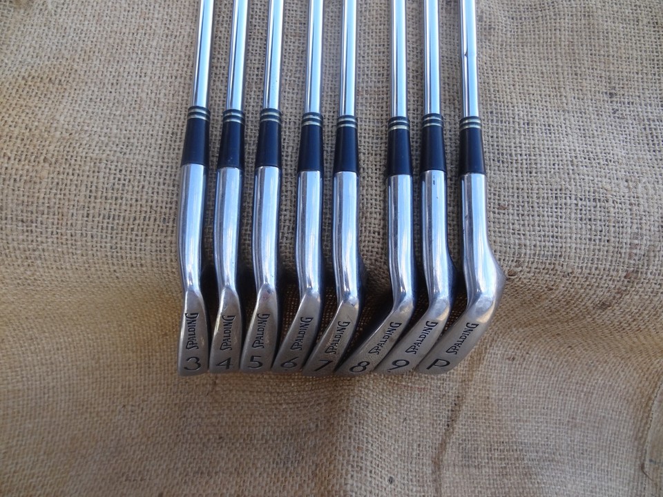 Spalding Greg Norman Stainless Blades 3-PW Iron Set ⛳ Steel Medium | eBay
