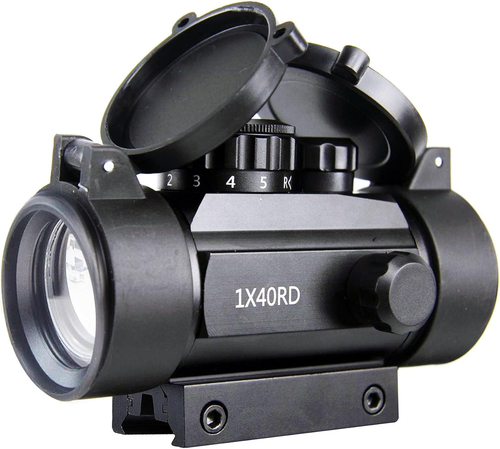 KASENTE 1X40 Red Green Dot Sight Rifle Scope with 20Mm / 11Mm Picatinny ...