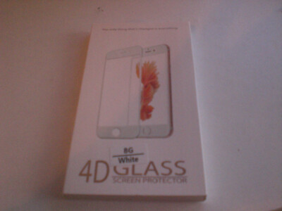 4D Glass, Screen Protector, Tempered Glas für Iphone 6,6s,7 oder 8,weiß,schwarz | eBay.de