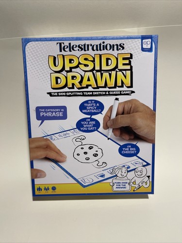 Telestrations Upside Drawn - The Side-Splitting Team Sketch And Guess Game | eBay