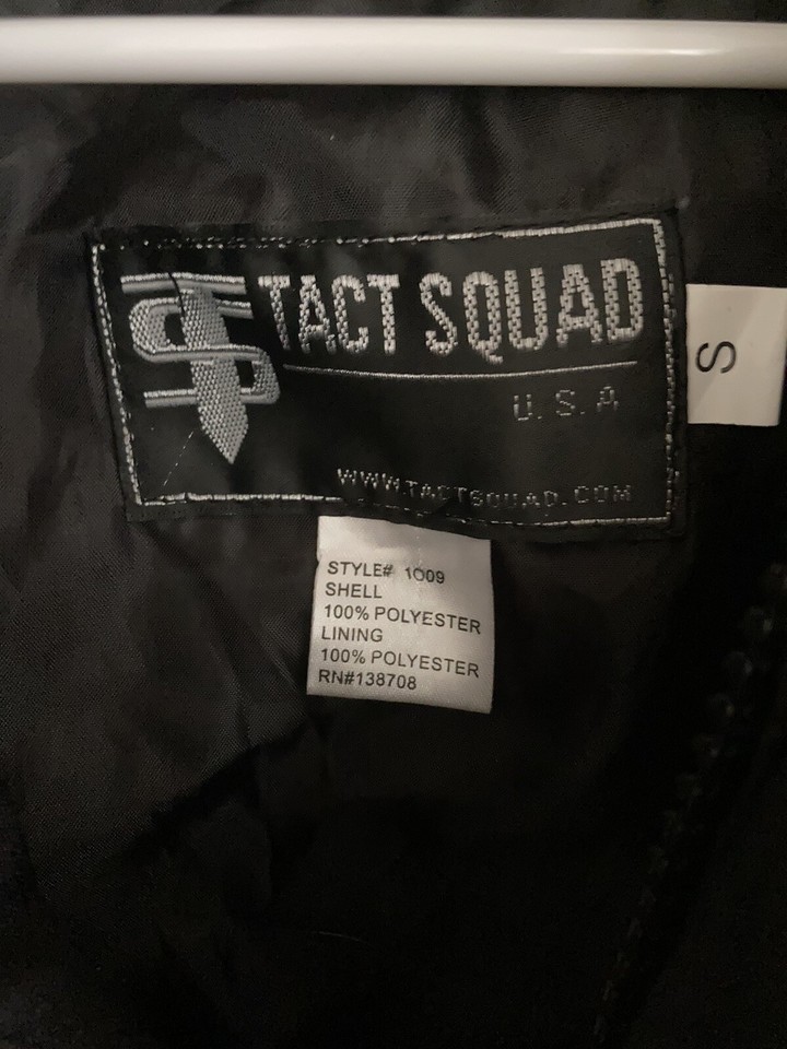 Tact Squad NWT F1009 Tactical Police Jacket Polyester NEW Size Small | eBay