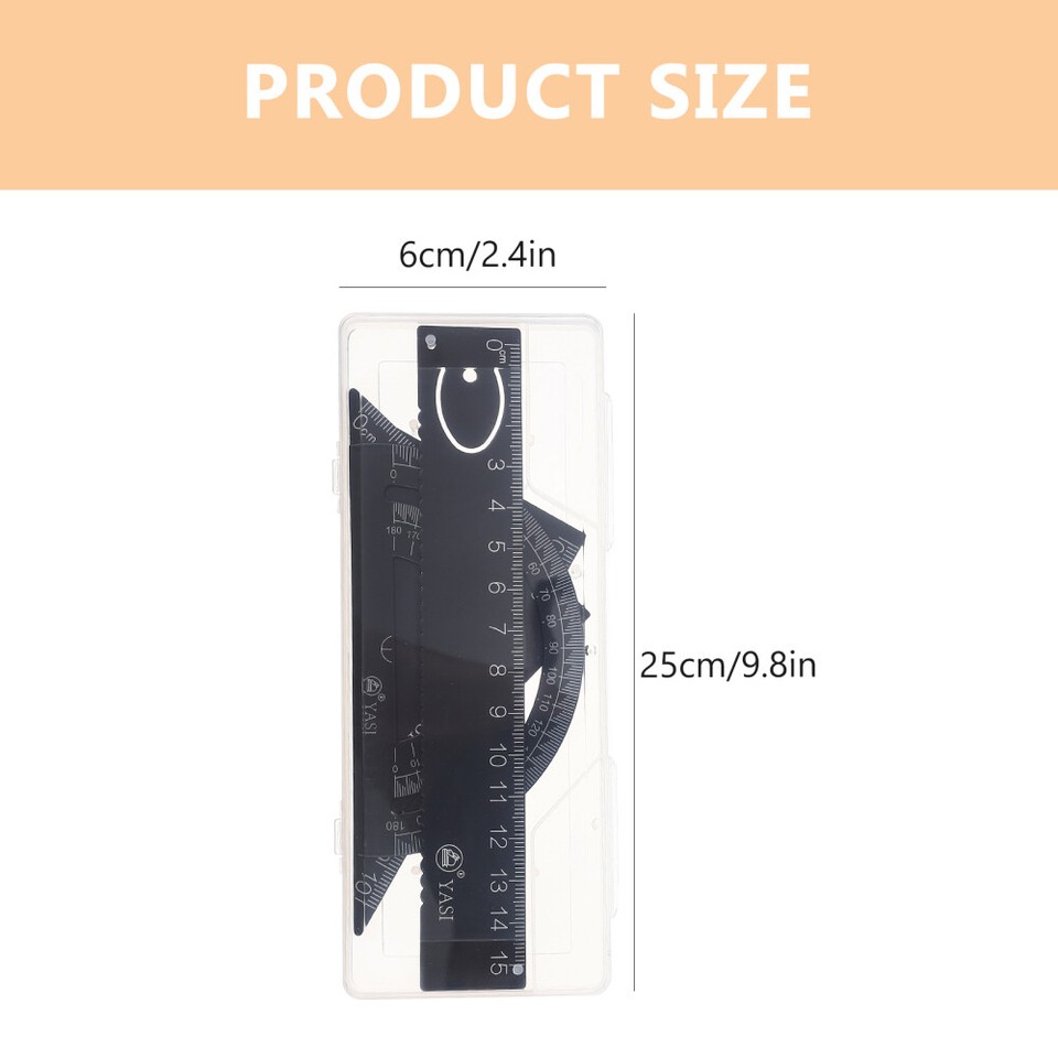 Ruler Set Student Classroom Math Geometry Tool Professional Drafting ...