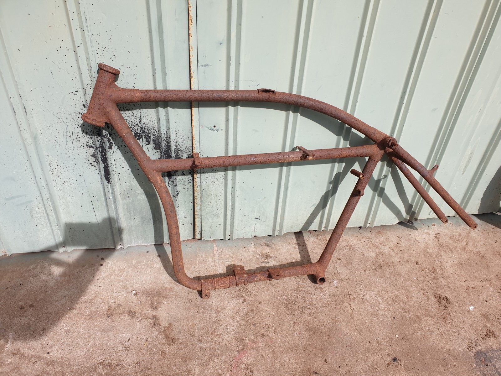 Vintage Douglas ew Motorcycle Frame | eBay
