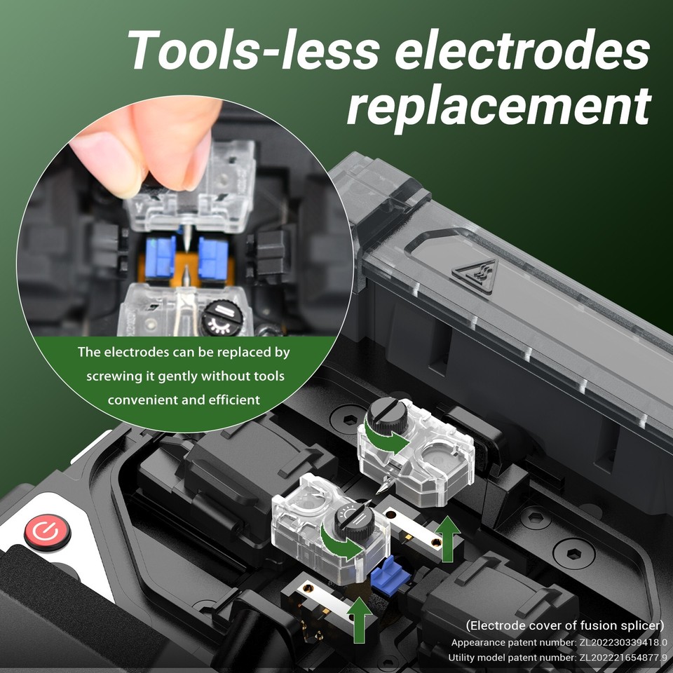 6 Motors High end Optical Fiber Fusion Splicer,Welding Machine &Extra ...