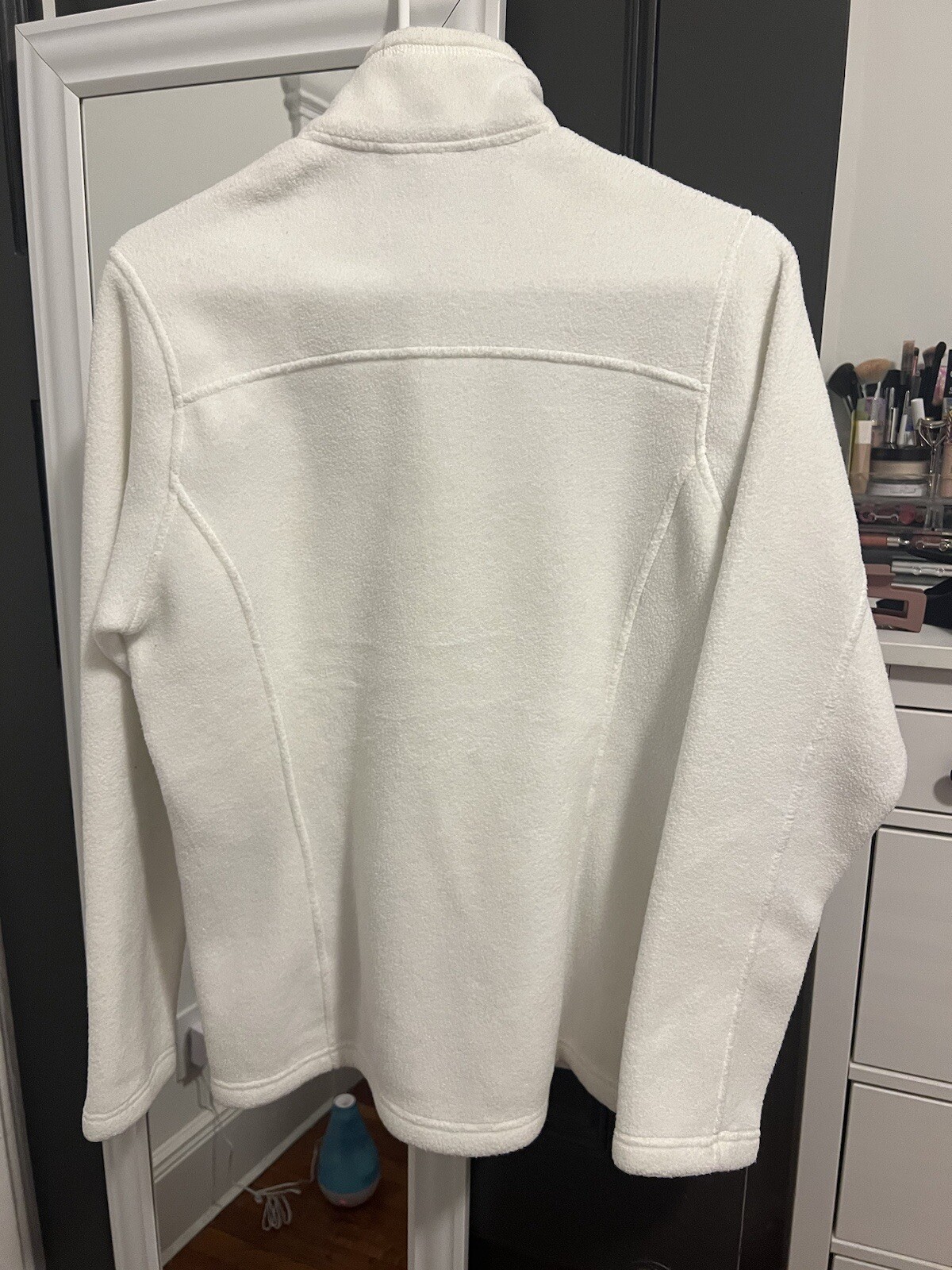 Patagonia White Synchilla Zip Up Fleece Women's M - Gem