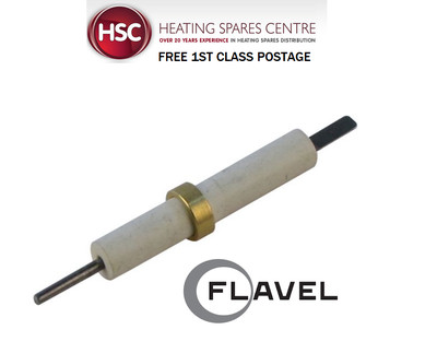 FLAVEL CALIBRE - BF, EFC & RC CHROME & BRASS GAS FIRE ELECTRODE 7036290 ...
