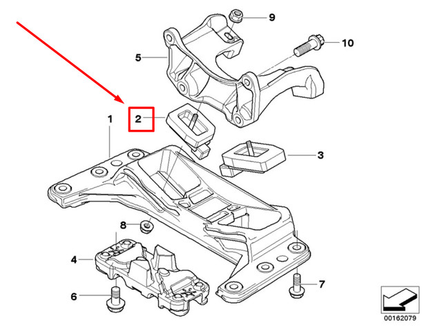 BMW 5 E60 GEARBOX MOUNT 6774004 22316774004 ORIGINAL for sale online | eBay