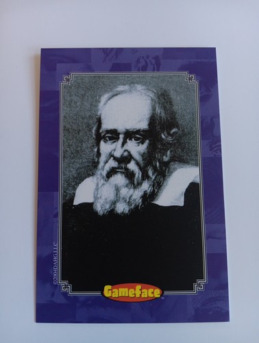 Galileo Galilei 2004 Gameface Game Rare Card Italian Astronomer ...