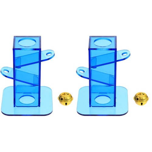 2 Pack Bird Colorful Chewing Toys Parrot Puzzle Interactive for Birds ...