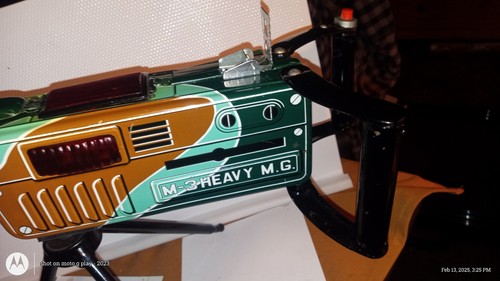 Antique Cragstan Tin B/,O Smoking Machine Gun Non Op Nmib Japan | eBay