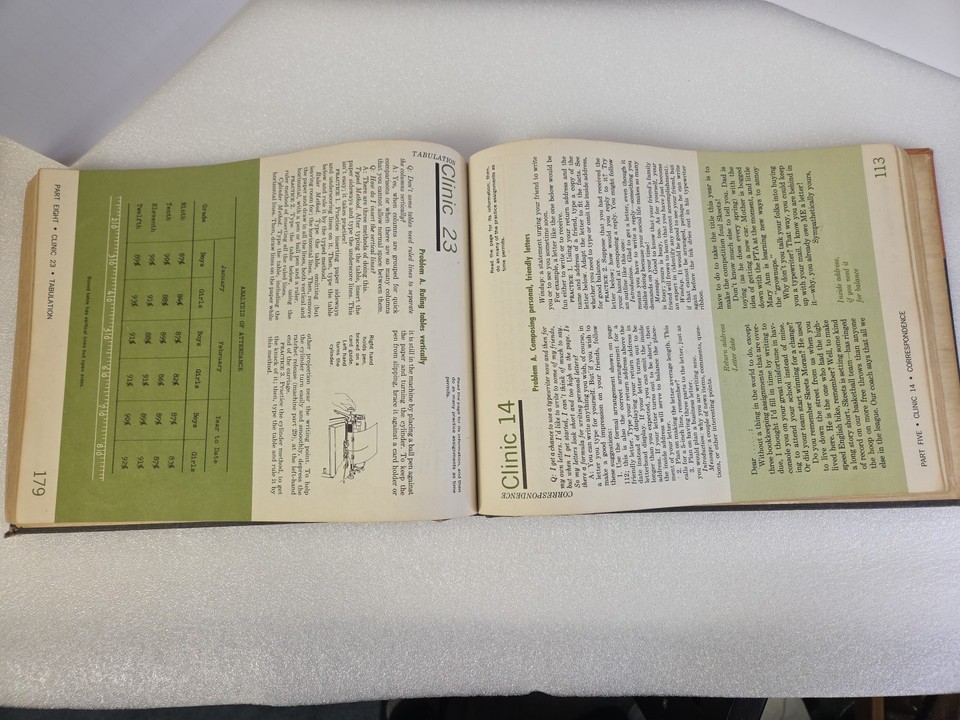 VTG Gregg Typing book 191 Series Book 1 General Typing 1962 Rowe Lloyd ...