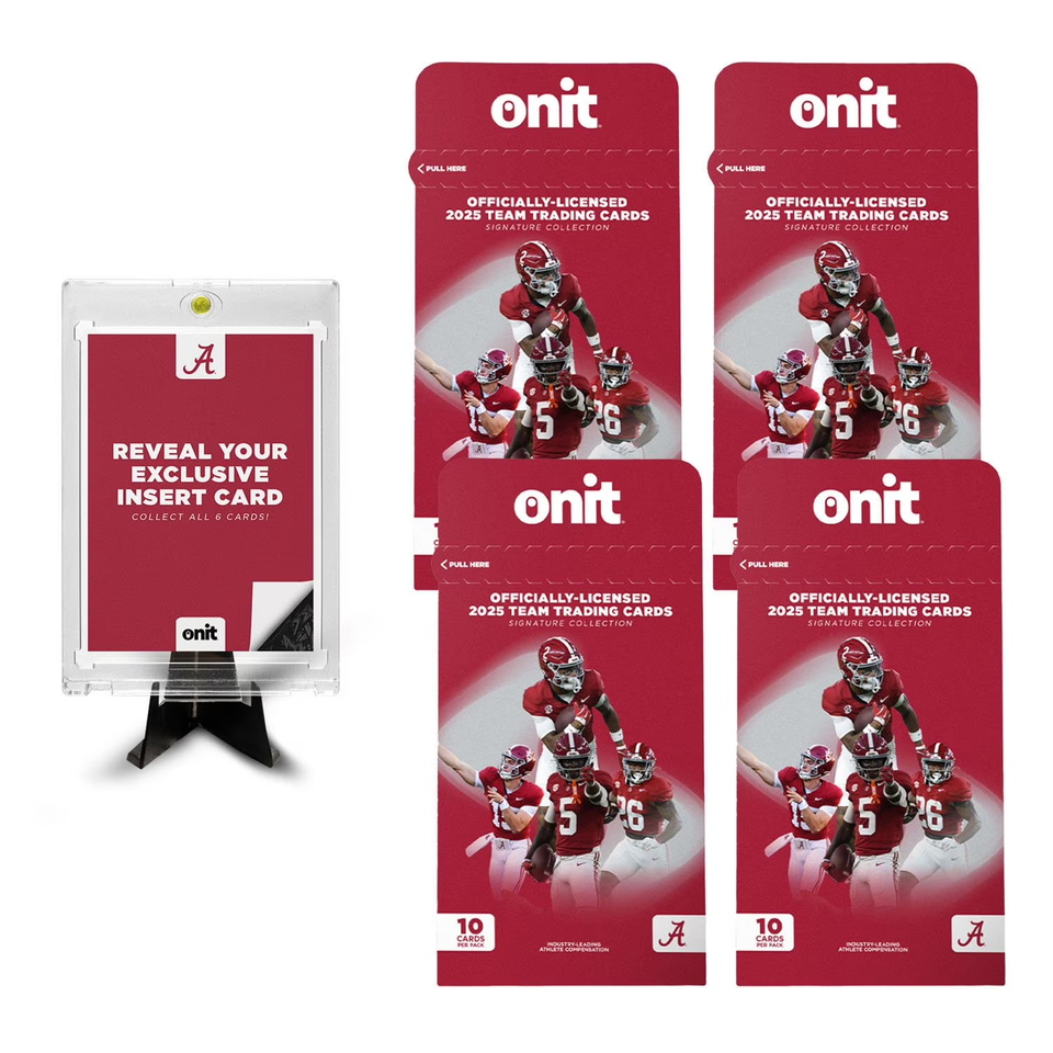 ALABAMA CRIMSON TIDE 2025 ONIT COLLEGE FOOTBALL Team Trading Cards 4 ...