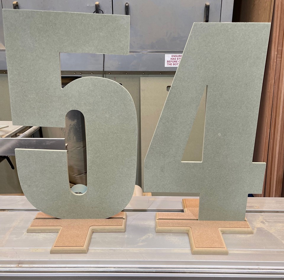 Large 60cm Wooden Letters & Numbers (9mm MDF) Craft Extra Large Signs ...