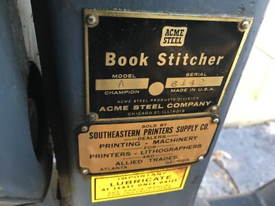 Binders & Stitchers - Stitcher Model