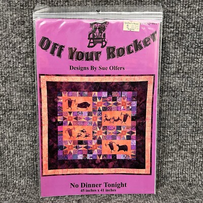 No Dinner Tonight Off Your Rocker Designs By Sue Olfers Quilt Pattern ...