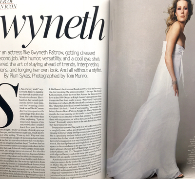 Gwyneth Paltrow Wedding Dress 2002