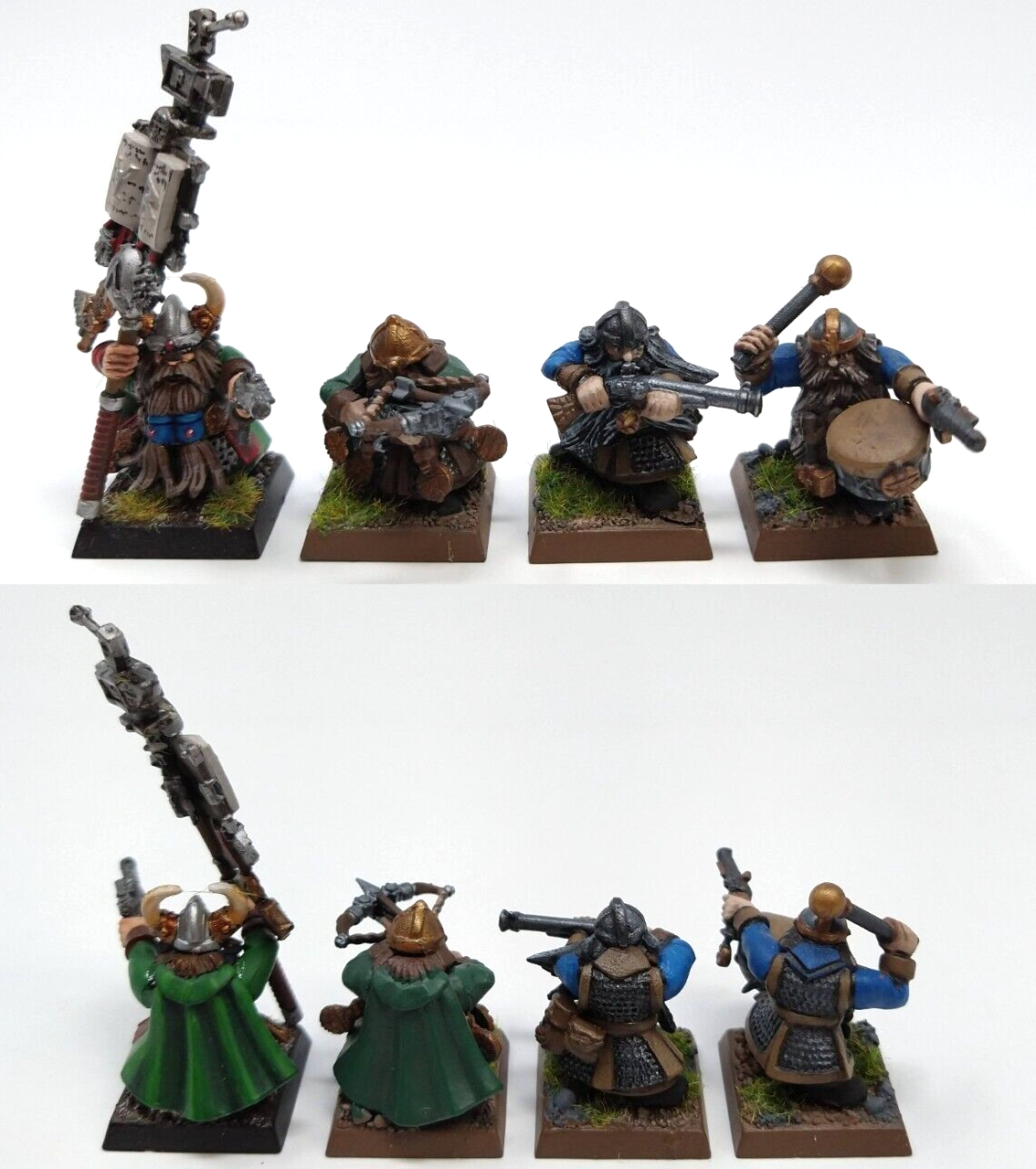 Warhammer Fantasy Dwarf Battalion - 33x Warriors, 16x Thunderers ...