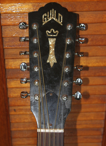 Guild Dreadnought 12-String Acoustic Guitar - Natural 1980's Used | eBay