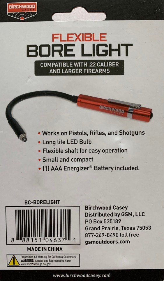 Birchwood Casey Flexible Bore Light - BC-Borelight | eBay