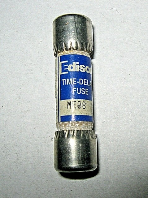 / EDISON MEQ8 MIDGET TIME-DELAY FUSE / 8A / 500V / SURPLUS / MEQ 8 for ...