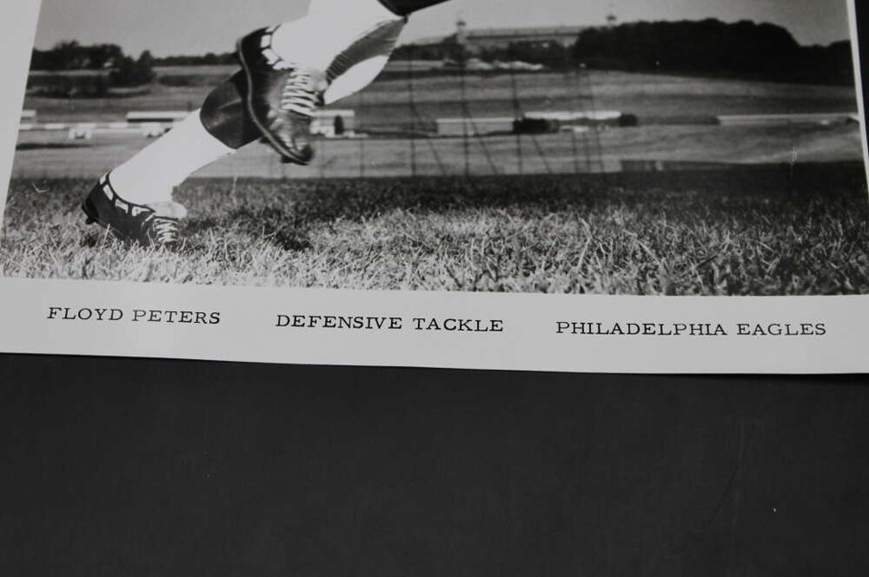 Floyd Peters Vintage Team Issued 8x10 Press Photo Philadelphia Eagles ...