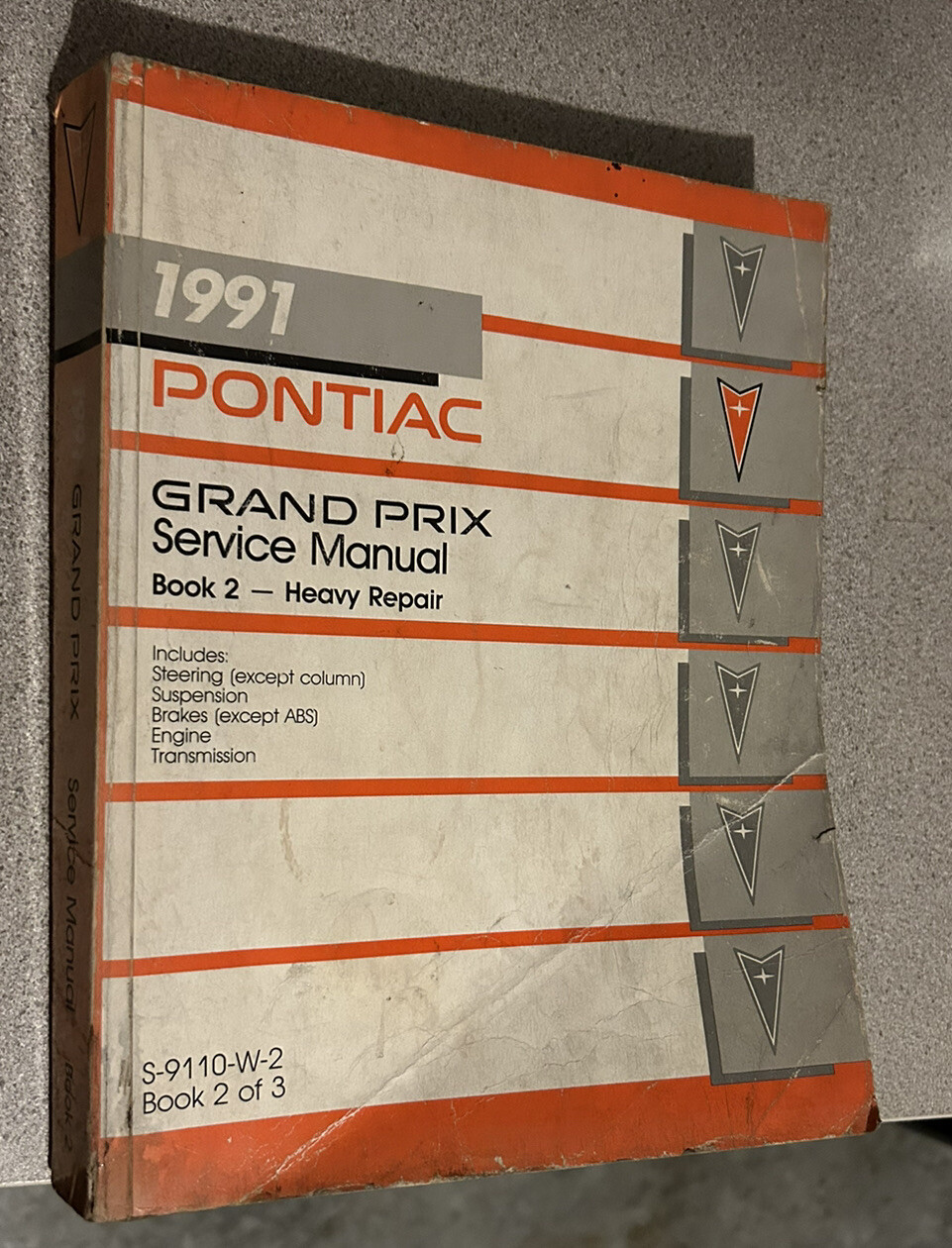 1991 Pontiac Grand Prix Service Manual Book 2 S-9110-W-2 | eBay