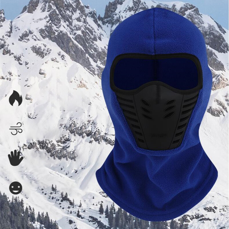 Autumn Winter Outdoor Warm Silicone Cycling Mask Anti-dust Full Face ...