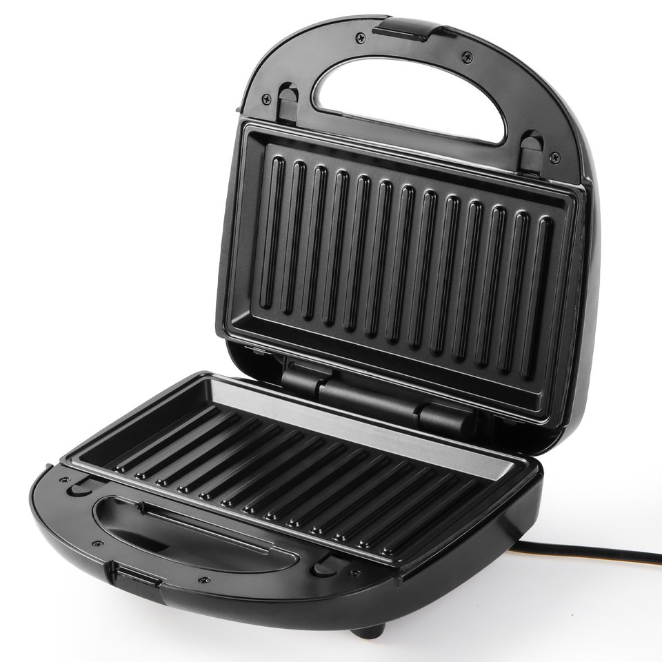 Sandwich Toaster Waffle Maker 4-IN-1 Panini Press Grill Non-Stick Plete ...