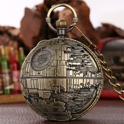 Steampunk Stars Wars Series Musical Pocket Watch Fob Chain Music ...