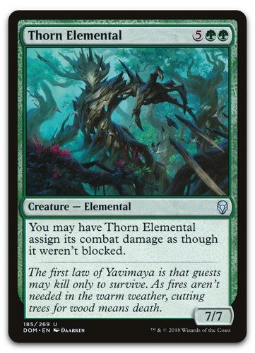 Thorn Elemental #185 (NM) Dominaria DOM Magic MTG | eBay