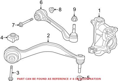 Genuine OEM Front Right Rearward Suspension Control Arm for BMW ...